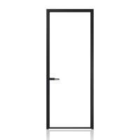 China Waterproof Aluminum Double Swing Door For Interior Toilet Bathroom Bedroom for sale