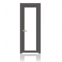 China Aluminium Bathroom Doors Double Tempered Glass Heavy Duty Casement Doors for sale