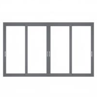 China Thermal Insulation Heavy Duty Sliding Aluminium Front Doors For Indoor Or Outdoor for sale