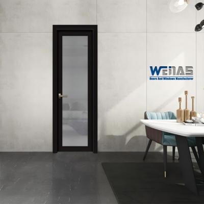 China High Protection Traditional Aluminium Front Doors Double Glass Heavy Duty Casement Doors for sale