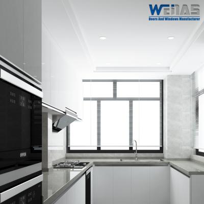 China Modern Architectural 3mm Thermal Break Aluminium Sliding Window with Integrated Mosquito Net for sale