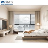 China Energy-Efficient Aluminium Sliding Window System with Thermal Break and Built-In Mosquito Screen for sale