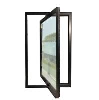 China Simple Style Big Panel Tempered Glass Aluminium Modern Entry Front Pivot Doors for sale