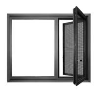 China Double Glazed Aluminum Thermal Break Casement Windows for Houses for sale