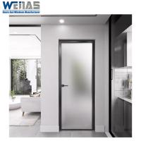 China Aluminum Swing Door Minimalist Design For Interior Hotel Home Bathroom for sale