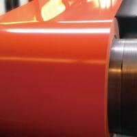 China 36 Gauge Prepainted PPGL Steel Coil Front Coating Steel Strip Roll 0.12mm Thickness for sale