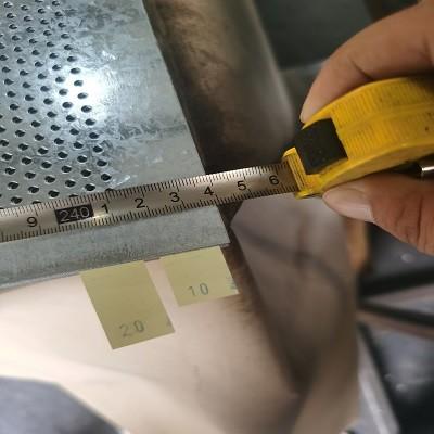 China Coated Aluminum Perforated Metal sheet 10mm - 2500mm For Construction for sale