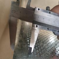 China 0.2mm - 1mm Galvanized Perforated Metal Mesh Plate For Decoration for sale