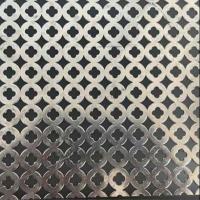 China 0.8mm Thickness Aluminum Perforated Sheet with Powder Coating for Construction Applications for sale