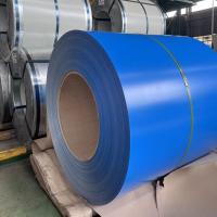 China ASTM A755 Prepainted Galvalume Steel Coil PVDF Coated For Roofing Cladding for sale