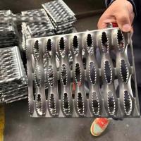 China 304 Stainless Steel Crocodile Mouth Anti Slip Perforated Plate for Industrial Walkway for sale