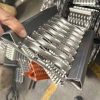 China 304 Stainless Steel Crocodile Mouth Anti Slip Perforated Plate for Industrial Walkway for sale