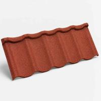 China Lightweight Color Coated Stone Coated Metal Roof Tile Residential Roofing for sale