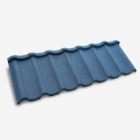 China Lightweight Color Coated Stone Coated Metal Roof Tile Residential Roofing for sale