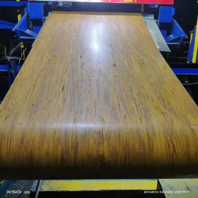 China 610MM Prepainted Galvanized PPGL Steel Coil For Roller Shutter Door for sale