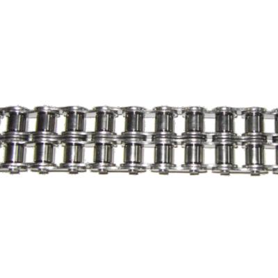 China 304 or 316 Stainless Steel 12B-2SS Double Row Precision Roller Chain with 19.05 mm Pitch and Corrosion Resistance for sale