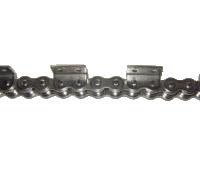 China 304 or 316 Stainless Steel 12A 12A-1 12ASS Stainless Steel Short Pitch Precision Roller Chain with Attachment for sale