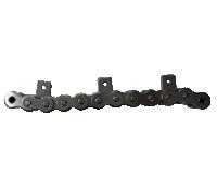 China 304 or 316 Stainless Steel 08B Short Pitch Conveyor Chain with 12.7 mm Pitch and SA-1 Attachment for sale
