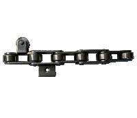 China 304 or 316 Stainless Steel C2052SS Double Pitch Conveyor Chain with A-1 Attachment and 31.75 mm Pitch for sale