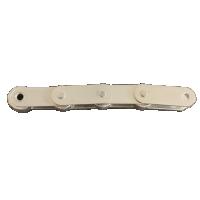 China 304 or 316 Stainless Steel C2052SS Double Pitch Conveyor Chain with 31.75 mm Pitch for High Temperature Applications for sale