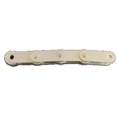 China 304 or 316 Stainless Steel C2052SS Double Pitch Conveyor Chain with 31.75 mm Pitch for High Temperature Applications for sale