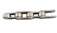 China 304 or 316 Stainless Steel C2052SS Double Pitch Conveyor Chain with 31.75 mm Pitch for High Temperature Applications for sale
