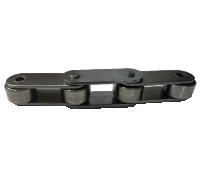 China 304 or 316 Stainless Steel C2060 C2060SS Double Pitch Chain with 38.1 mm Pitch for Corrosion Resistant Conveyor Applications for sale