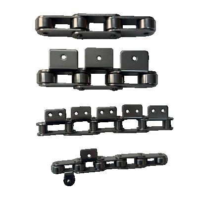China 304 or 316 Stainless Steel C2062HSS Double Pitch Chain with 38.1 mm Pitch for Corrosion Resistant Conveyor Applications for sale