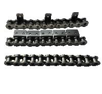 China 304 or 316 Stainless Steel C2062HSS Double Pitch Chain with 38.1 mm Pitch for Corrosion Resistant Conveyor Applications for sale