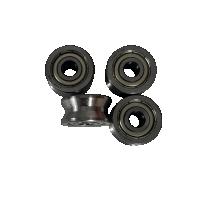 China LV20/7-ZZ V Groove Track Roller Bearing 7 x 22 x 11 mm Chrome Steel for V-Rails for sale