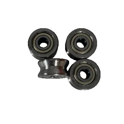 China LV204-58 ZZ V Groove Track Roller Bearing 20 x 58 x 25 mm Chrome Steel for V-Rails and Cylindrical Track Systems for sale