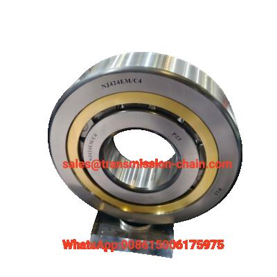 China NJ424EM Cylindrical Roller Bearing with High Precision C4 Clearance, 120x310x72mm Dimensions and Brass Cage for sale