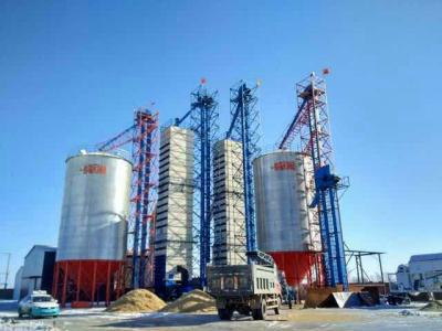 China 200tpd Heat Recycling Rice Mill  Raw Paddy Dryer Direct Storage for sale