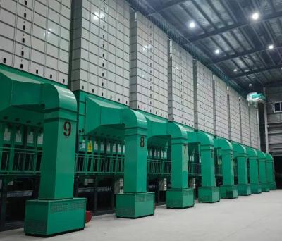 China Batch Type 210 Tons Vertical Paddy Dryer Machine Manual Control for sale