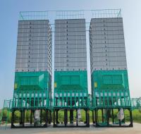 China 150TPD Raw Paddy Grain Wheat Dryer Machine 2 Million Kcal Husk Furnace for sale