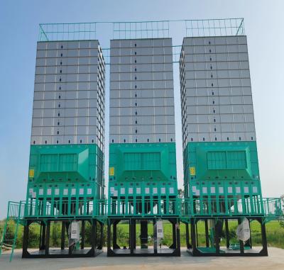 China 150TPD Raw Paddy Grain Wheat Dryer Machine 2 Million Kcal Husk Furnace for sale
