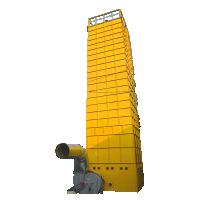 China 15.3kw Power Corn Dryer Machine with Top Feeding and Discharging System for Low Temperature Drying for sale