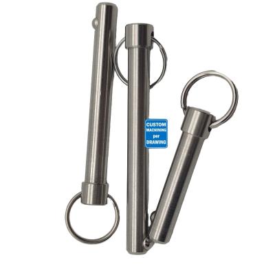 China Cnc Machining Services for Stainless Steel & Aluminum Precision  Indexing Plunger Quick Release Pop Pin t Handle Lock Pin for sale