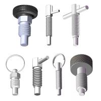 China CNC Machining Ball Plunger Self-locking L-handle Release Pin Quick Release Lock Pin Stainless Steel Ball Head Plunger for sale