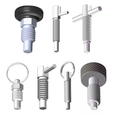 China CNC Machining Ball Plunger Self-locking L-handle Release Pin Quick Release Lock Pin Stainless Steel Ball Head Plunger for sale