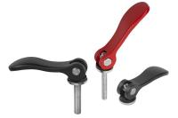 China Adjustable Aluminum Alloy Stainless Steel Inch Metric Quick Release Lever Clamp Lever Eccentric Cam Lever for sale