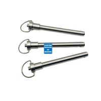 China Low Price CNC Machined Spring-loaded Ball Lock Pin Stainless Steel Pin Lock Ball for sale
