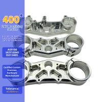 China Motorcycle CNC Milling Parts Custom Machined Parts Aluminum Fork Clamp Bracket for sale