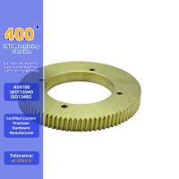 China Bronze Worm Gear Wheel CNC Milling Parts CNC Parts Machining For Gearbox Speed Reducers for sale