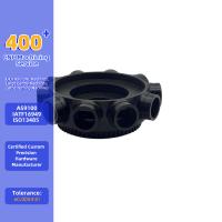 China Custom CNC Machined Multi-Port Junction Block | Precision Aluminum Fluid Pneumatic Manifold for sale