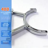 China Custom CNC Machined Dual Nitrous Oxide NOS Polished Billet Aluminum Bracket Holder Motocorse Rear Brake Caliper Support Bracket for sale
