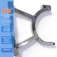 China Custom CNC Machined Dual Nitrous Oxide NOS Polished Billet Aluminum Bracket Holder Motocorse Rear Brake Caliper Support Bracket for sale