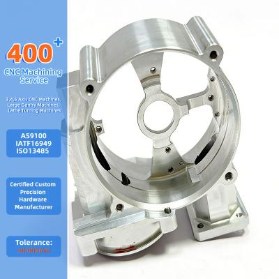 China Custom 5 Axis CNC Machining Aluminum Brake Parts Engine Case Motor Fixing Bracket Engine Mounting Fixed Stand Motor Bracket for sale