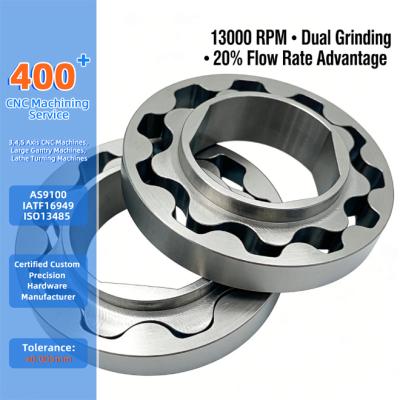 China CNC Machined TB48 Oil Pump Gear | 4340 Steel | Internal & External Grinding | High RPM Performance Gear for sale