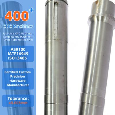 China Custom Titanium Car Parts Stainless Steel Shaft CNC Machining Turning Lathe Steel Metal Parts Manufacturer for sale